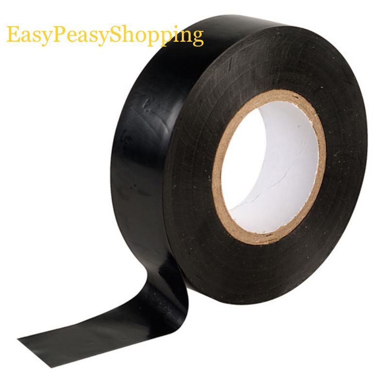 (1PCS) BLACK Insulating Tape /Tape Elektrik /Tape Wayar (READY STOCK ...