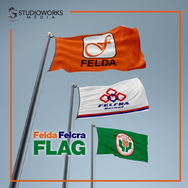 Flag Bendera FELDA FELCRA PELADANG Ready Stock | Shopee Malaysia
