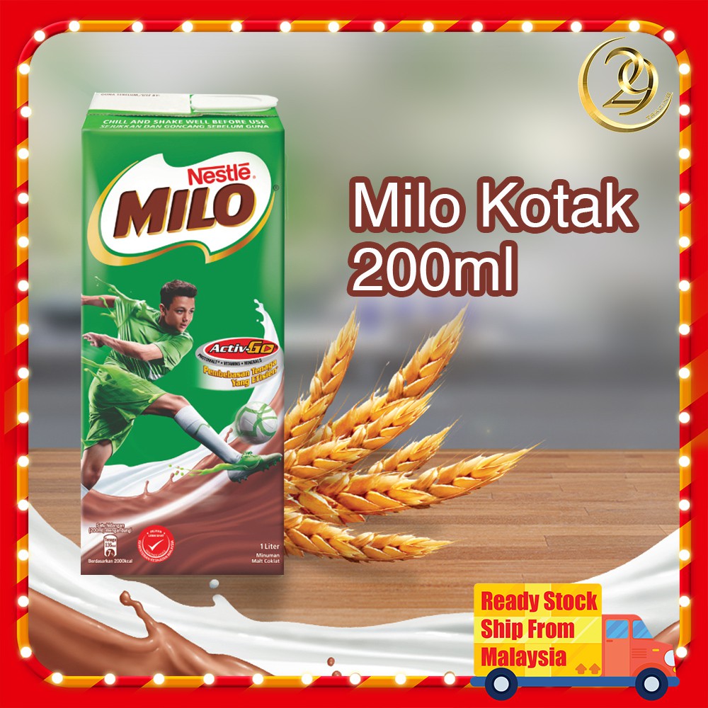 MILO ACTIV-GO RTD kotak 200ml x6pc | Shopee Malaysia