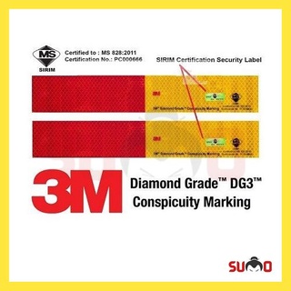 3M Sirim-Certified Diamond Grade Conspicuity Marking Reflective ...