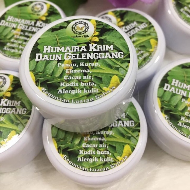 Krim daun gelenggang : cream untuk kurap, panau, kudis, ruam, eczema ...