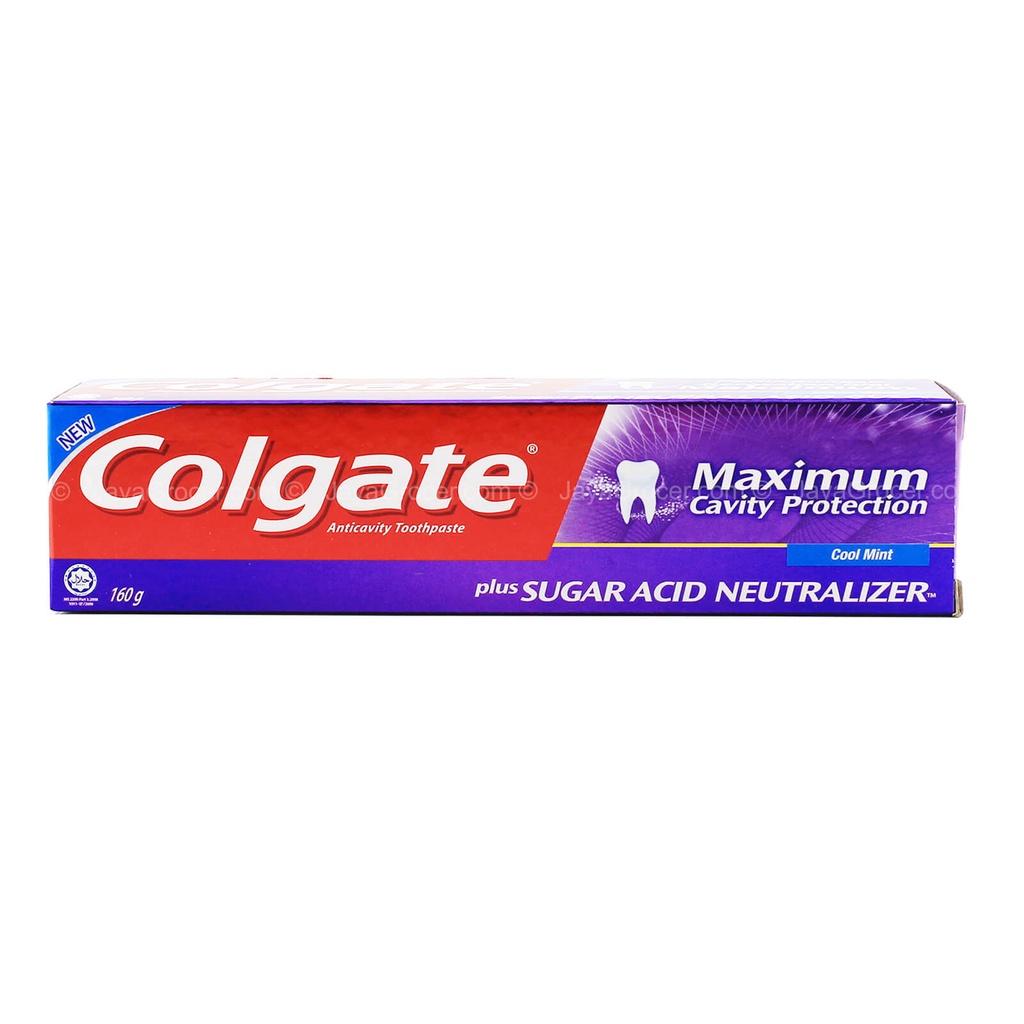 COLGATE SUGAR ACID NEUTRALISER 160G - COOL MINT | Shopee Malaysia