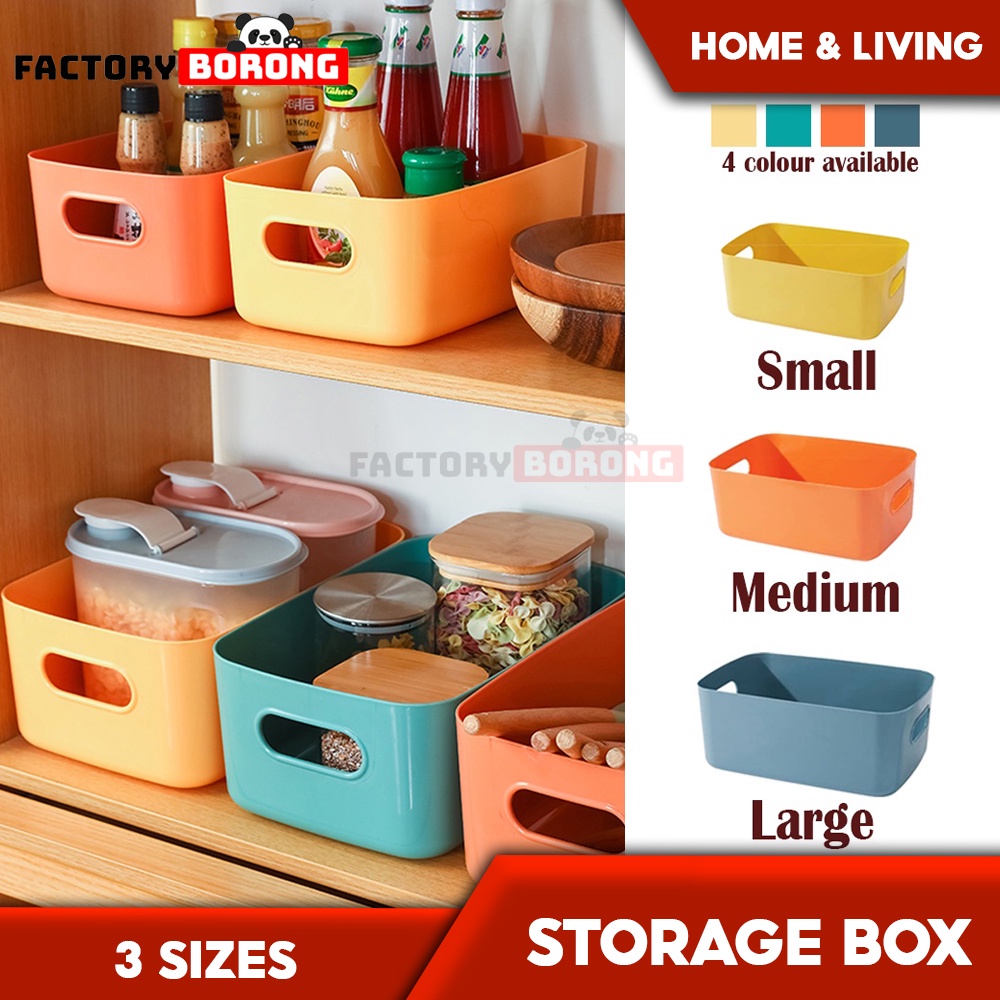 FB SO022 Colourful Plastic Storage Box / Kitchen Storage Box Living ...