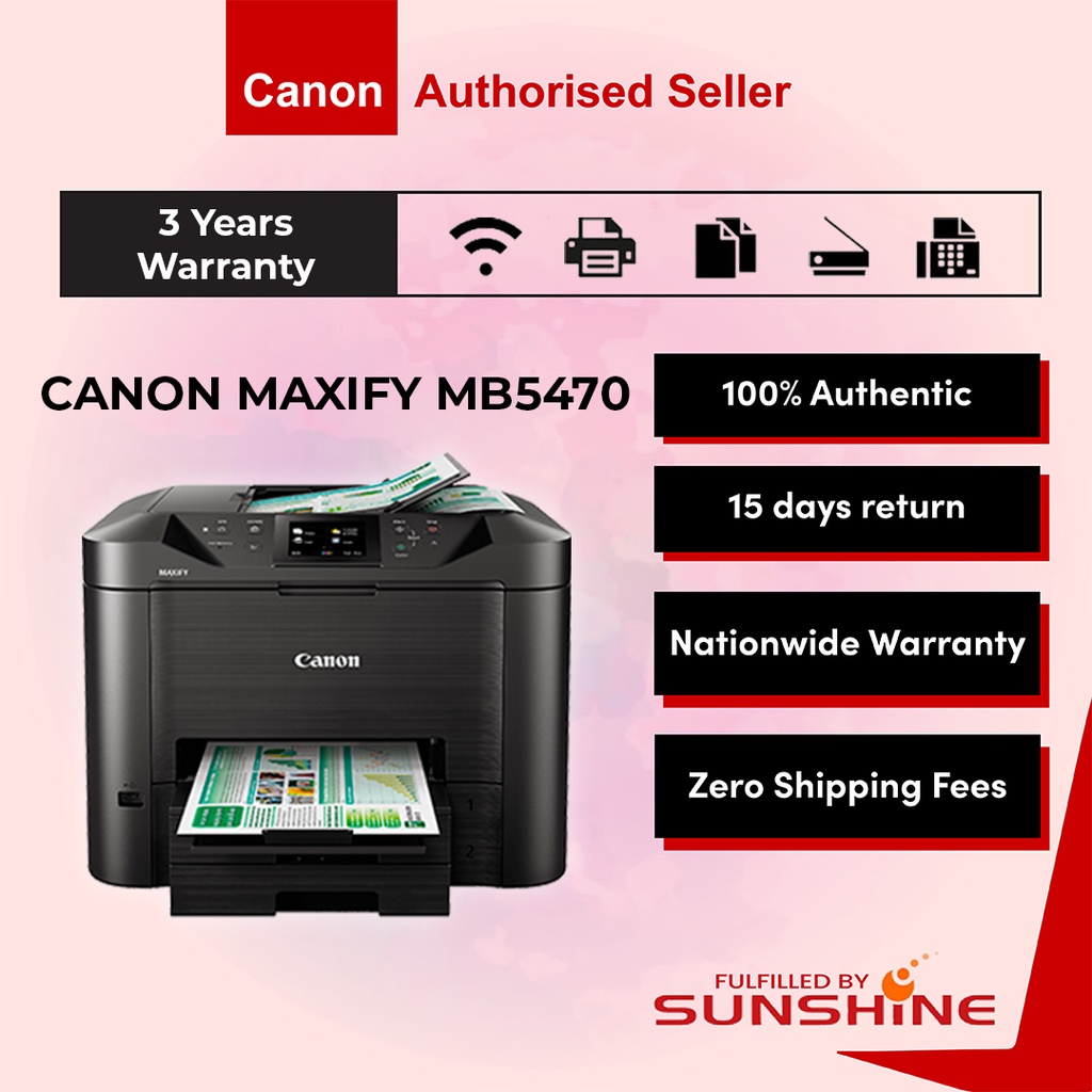Canon MAXIFY MB5170//MB5470 High Speed Multi-Function Business Printer ...