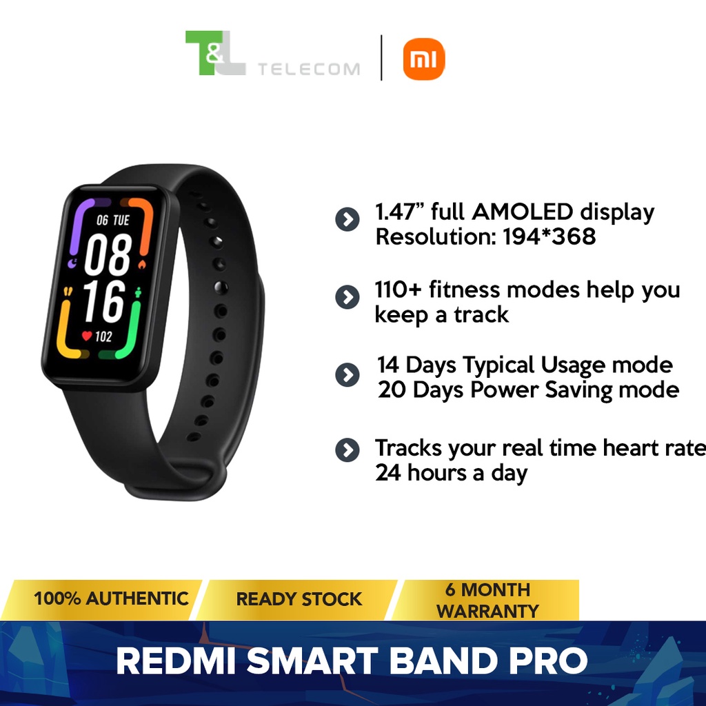 Redmi Smart Band Pro Price in Malaysia & Specs - RM169 | TechNave