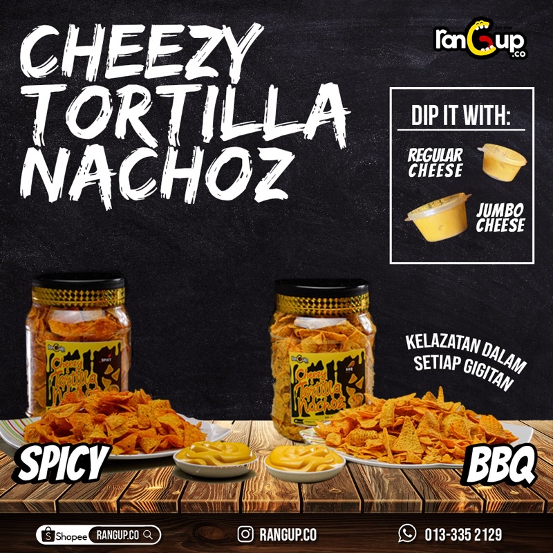 CHEEZY TORTILLA NACHOZ / NACHOS CHIPS by Rangup.co | Shopee Malaysia
