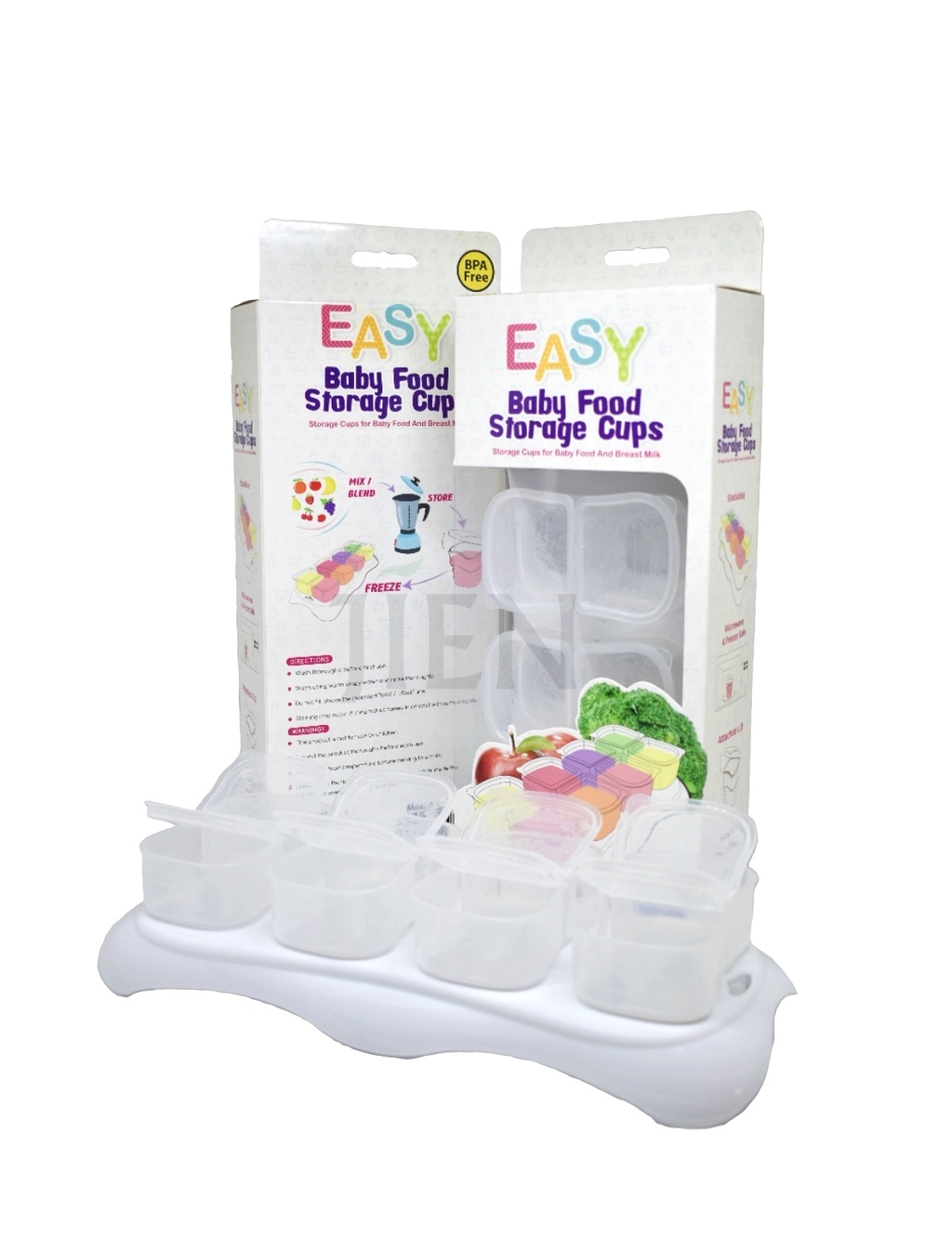 EASY Baby Food Storage Cup, baby food container, bekas makanan baby ...