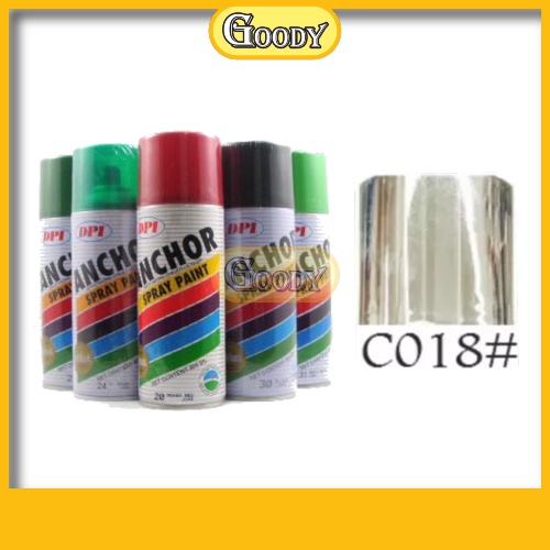 C018 # CHROME Anchor Aerosol spray paint 400ml | Shopee Malaysia