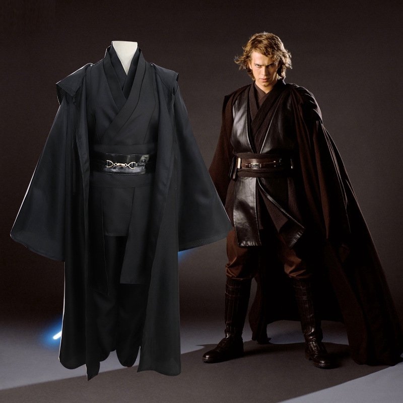 Star Wars Darth Vader Anakin Skywalker Wizard robe Cape jedi cosplay ...
