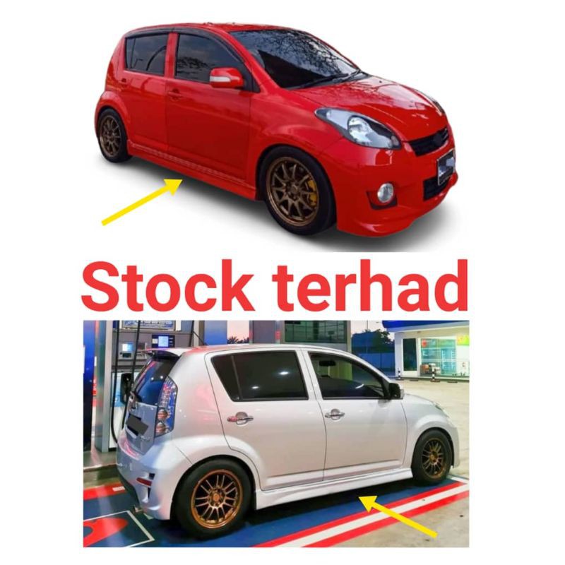 PU PERODUA MYVI SE SE2 SE 2 SIDE SKIRT HOT SALES SUPER SALES PERODUA ...