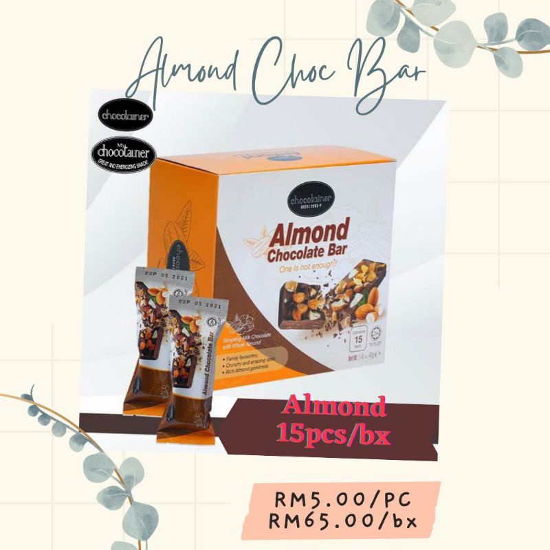 Chochotainer Choklat Bar Choc & nut Bar Coconut Bar Fruits Bar Almond ...