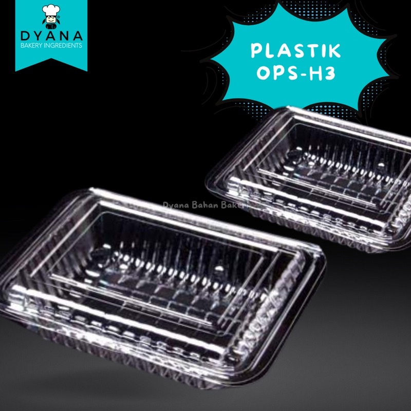 [Ready Stock] Plastik Kuih / Plastic Container OPS-H3 50pcs & 100pcs ...