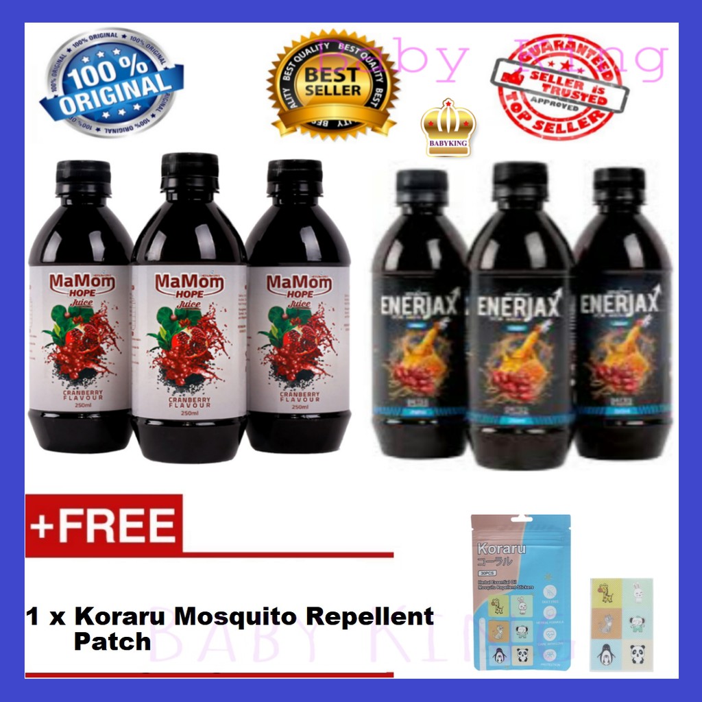 Original Mamom Hope Jus Khasiat Enerjax + FREE GIFT1 | Shopee Malaysia