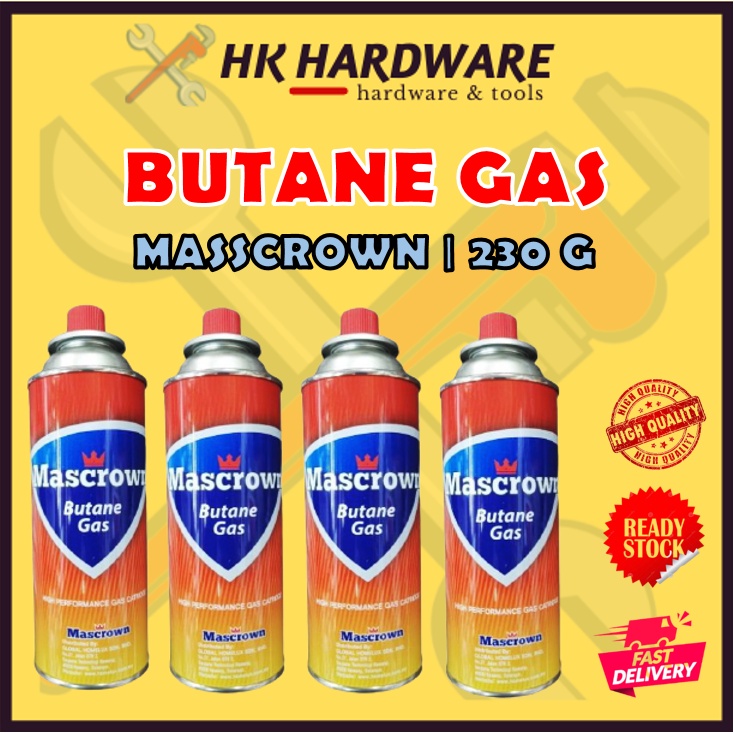 MASS CROWN BUTANE GAS 230 G GAS BOTOL GAS DAPUR KECIL GAS BUTANE ...