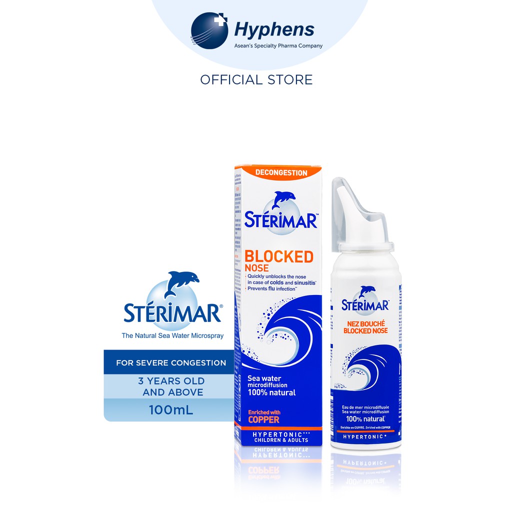 STERIMAR BLOCKED NOSE NASAL SPRAY 100ML | Shopee Malaysia