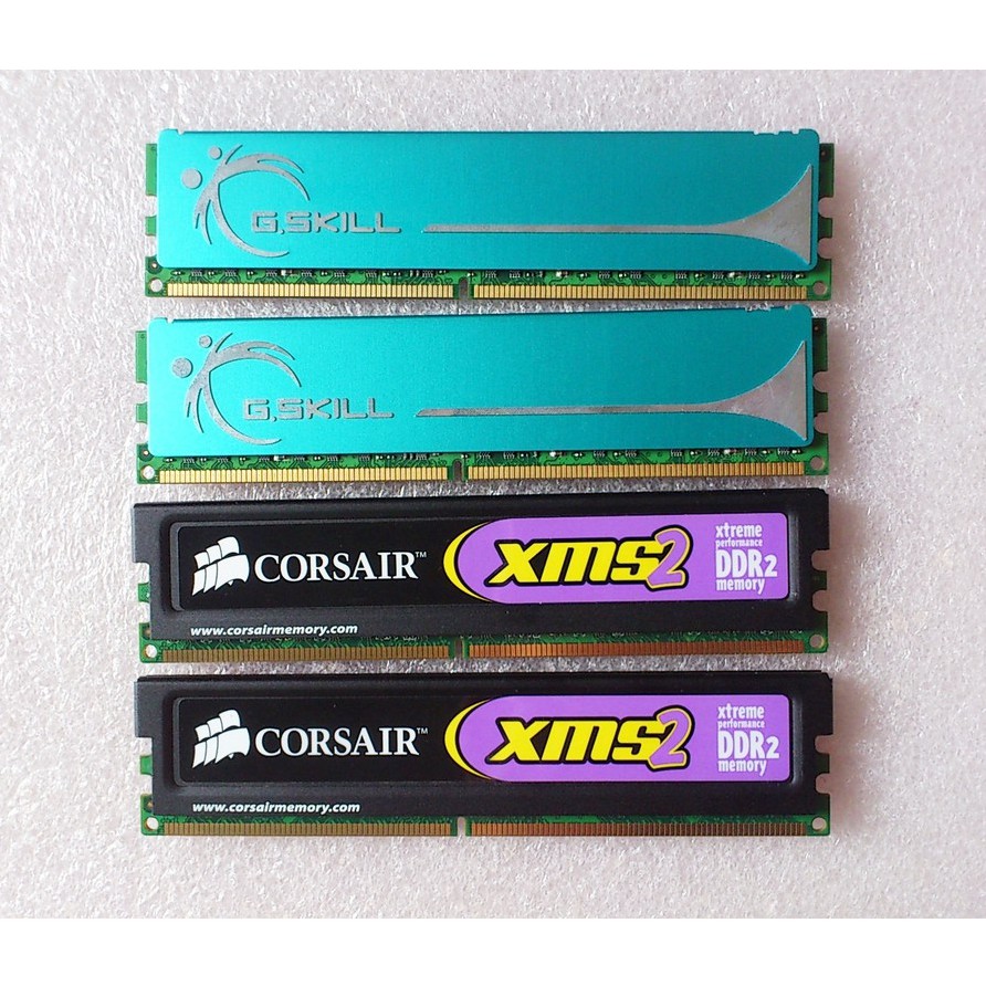 Corsair G.Skill DDR2 4GB 800/1066 Mhz (2GB X2) Dual Channel Desktop RAM ...