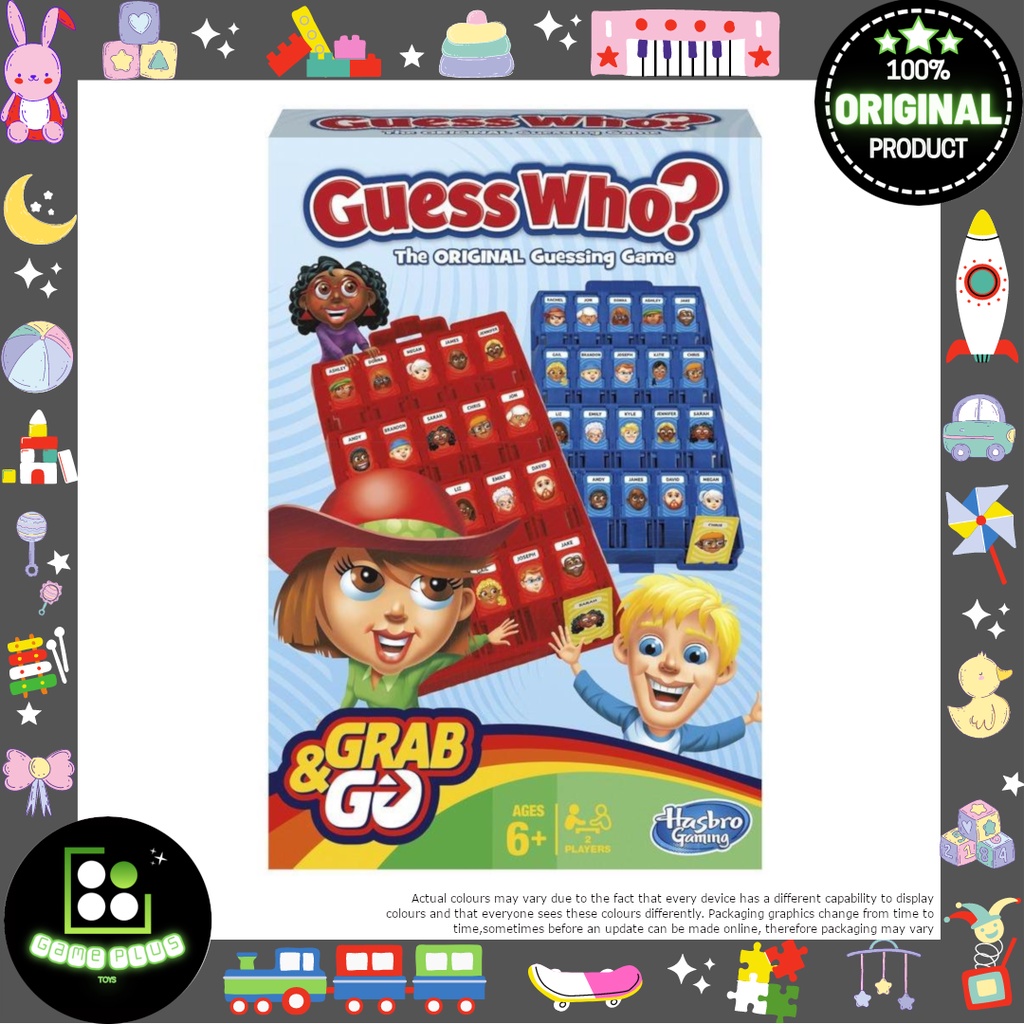 Hasbro Guess Who? Grab and Go Game (Mini Size for Travel) | Shopee Malaysia
