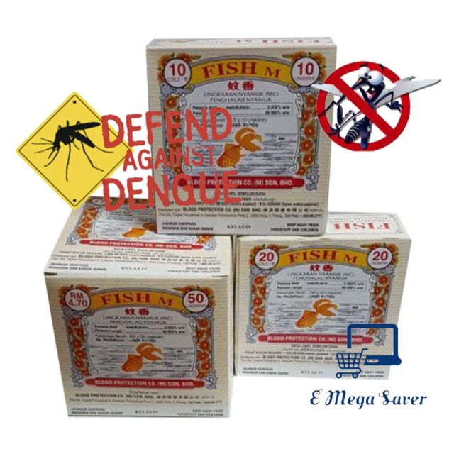Fish Mosquitoes Repellent Coils | Shopee Malaysia