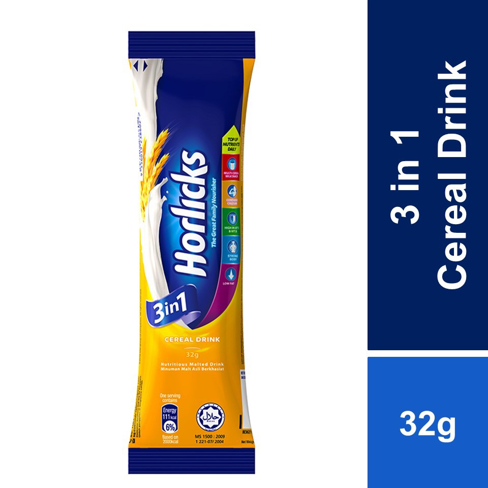 [Gift Redemption]Horlick 3in1 Sachet 32g - Gimmick | Shopee Malaysia