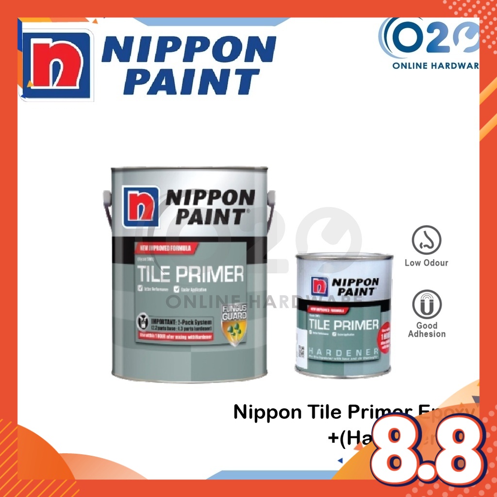 Nippon Paint Tile Primer Cat Dinding Wall Paint Wall Painting Paint ...