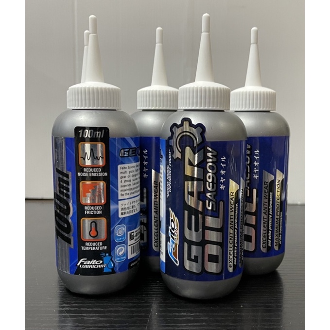 FAITO SCOOTER GEAR OIL SAE 80/90-100ML /150ML | Shopee Malaysia