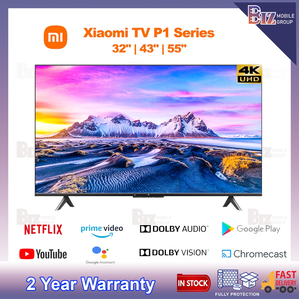 Xiaomi Smart TV P1 32"/ 43"/ 55" | Original New Set | 2 Year Warranty ...
