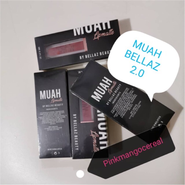 MUAH LIPMATTE 2.0 BY BELLAZ (mua bellaz) | Shopee Malaysia