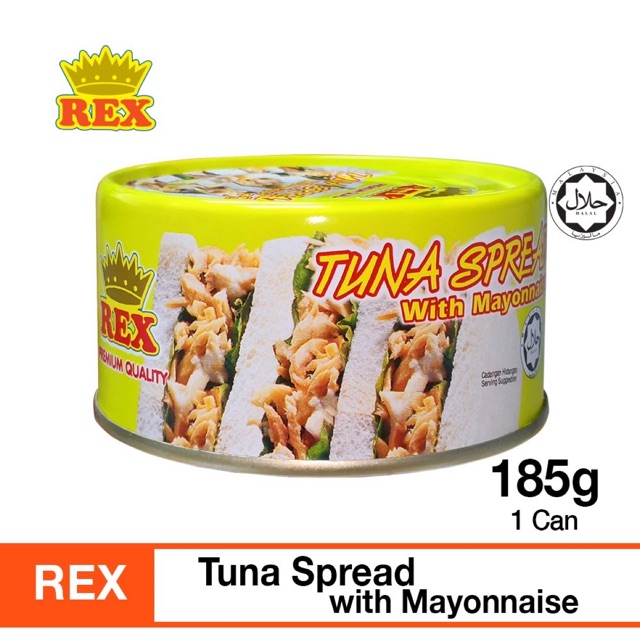 Rex Tuna Spread with Mayonnaise 185g | Shopee Malaysia