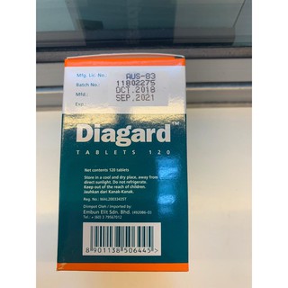 DIAGARD TABLETS 120 HIMALAYA | Shopee Malaysia