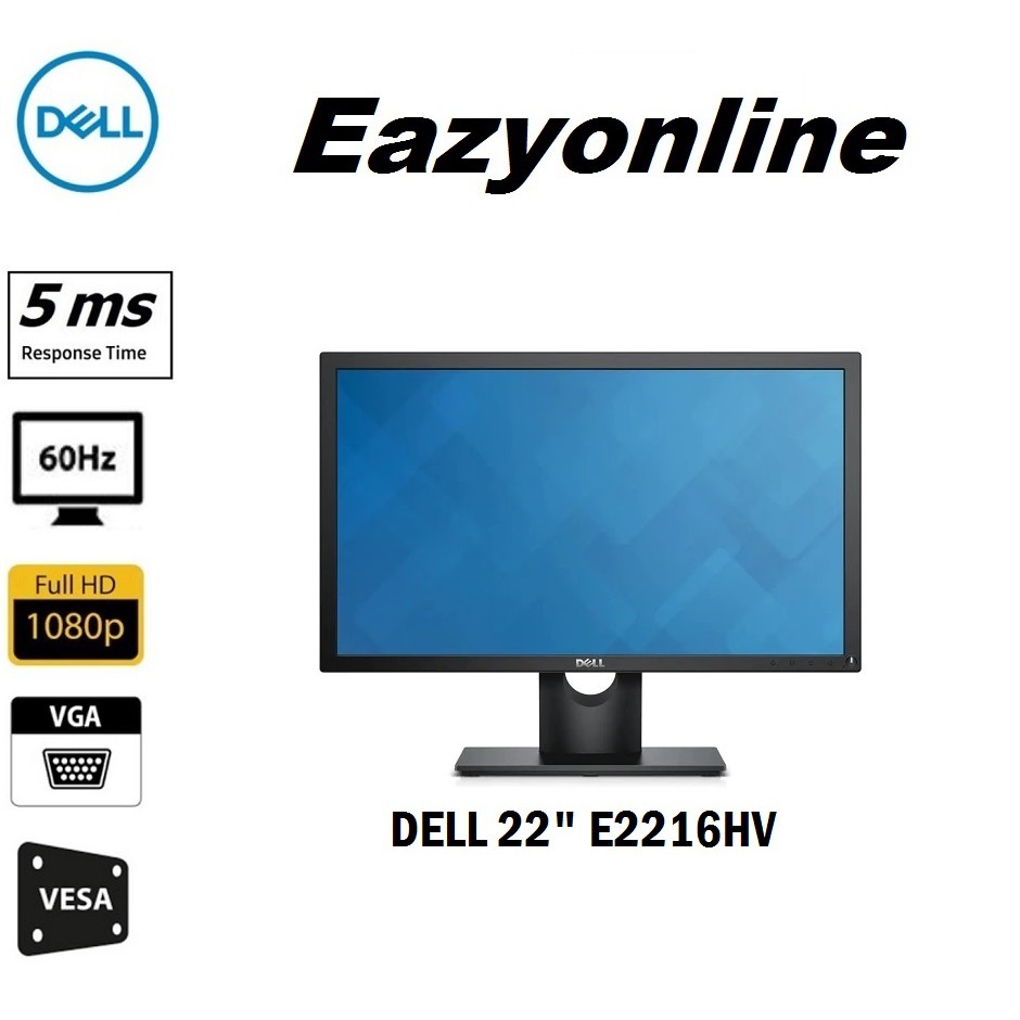 DELL E2216HV 21.5 Inch 60Hz 5ms Full HD LED Monitor ( VGA ) | Shopee ...