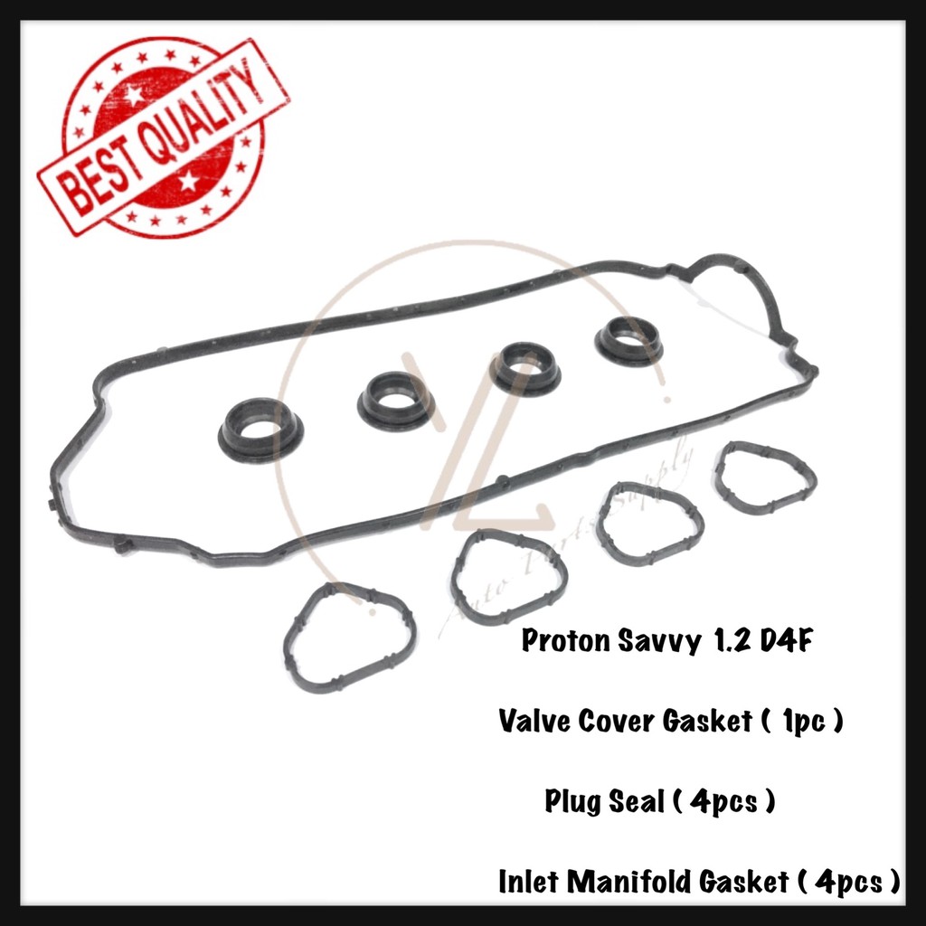PROTON SAVVY 1.2 VALVE COVER GASKET / PLUG SEAL / INLET MANIFOLD GASKET ...