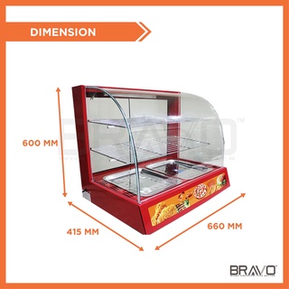 Commercial Food Warmer/Heater Display Showcase for Pastry/Fried Chicken ...