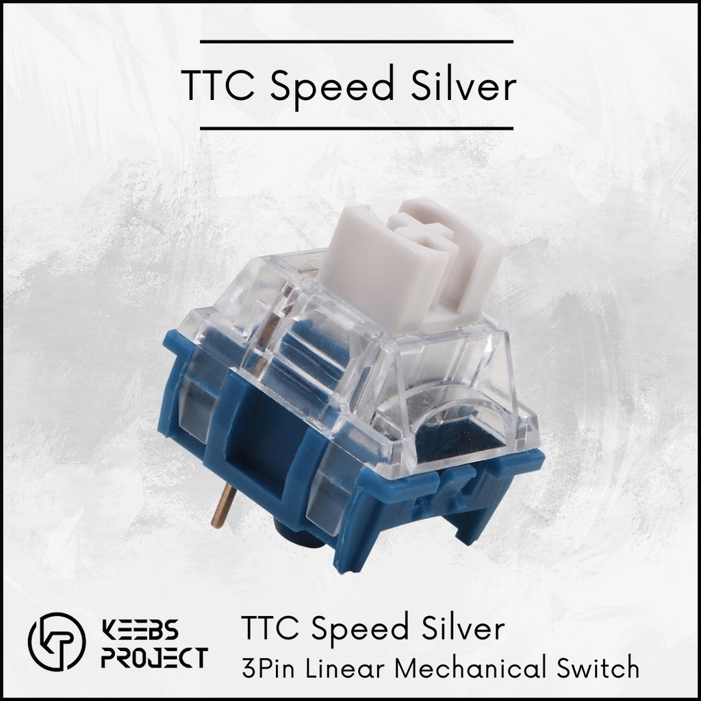 TTC Speed Silver Linear Switch for Mechanical Keyboard for Gaming ...