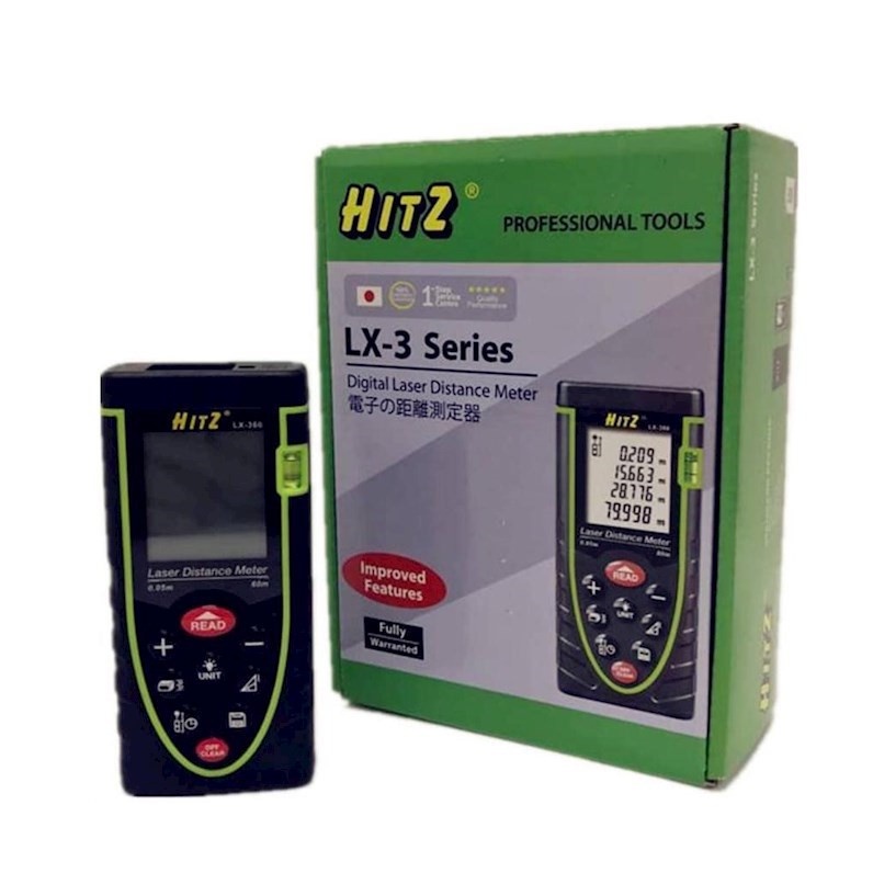Original HITZ LX-360 Digital Laser Distance Meter ( 60 mtr range ...