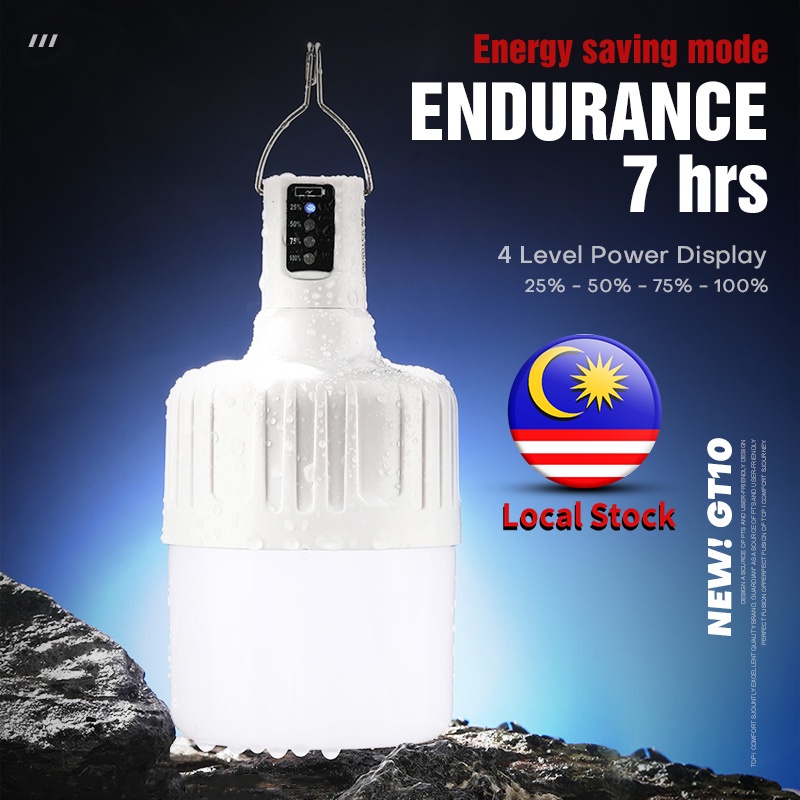 Supfire GT10 Lampu Pasar Malam Rechargeable LED Outdoor Light Kem Lampu ...
