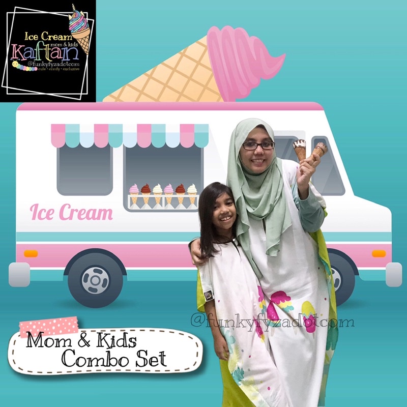 MINOR DEFECT! Mommy Ice-Cream Kaftans (bf friendly ) | Shopee Malaysia