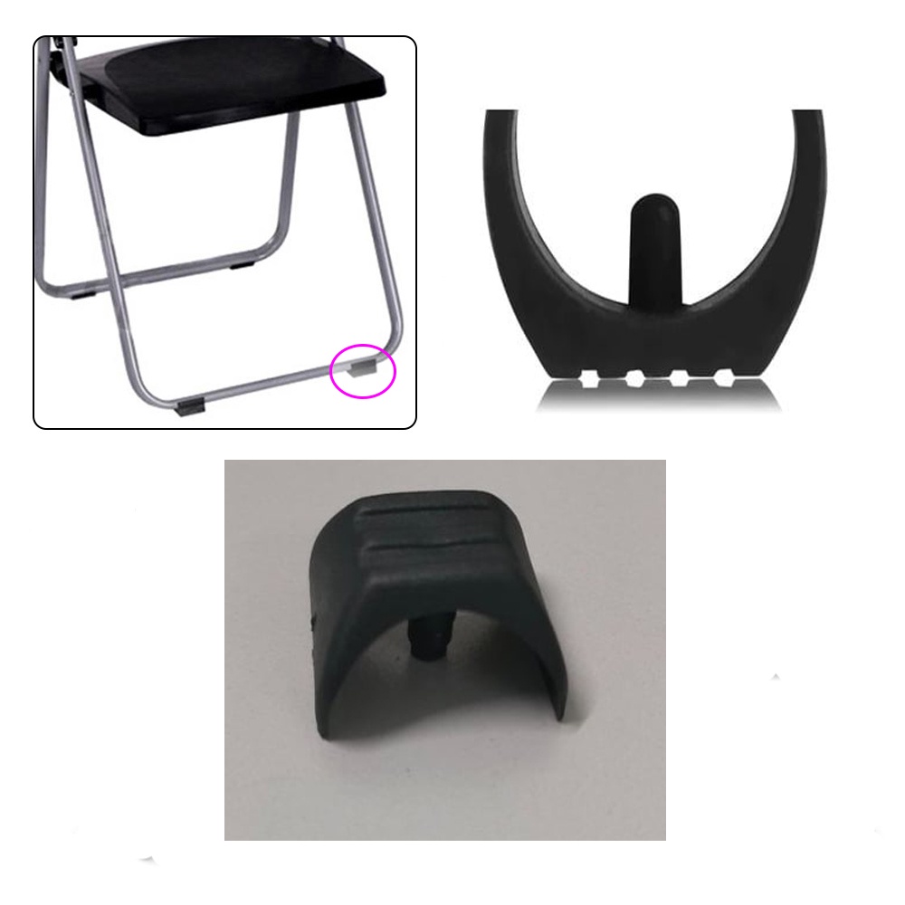 Durable Stool Pipe Clamp Tilt Tube Rear Pad Chair Leg Pad Anti-Front ...