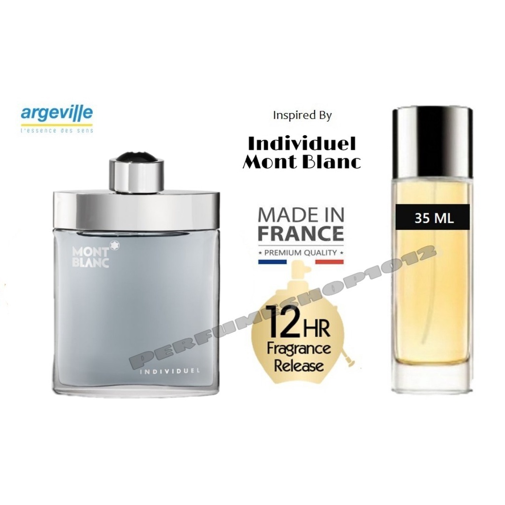 Argeville Perfume Long Lasting Parfum Inspired By Mont Blanc Individuel ...
