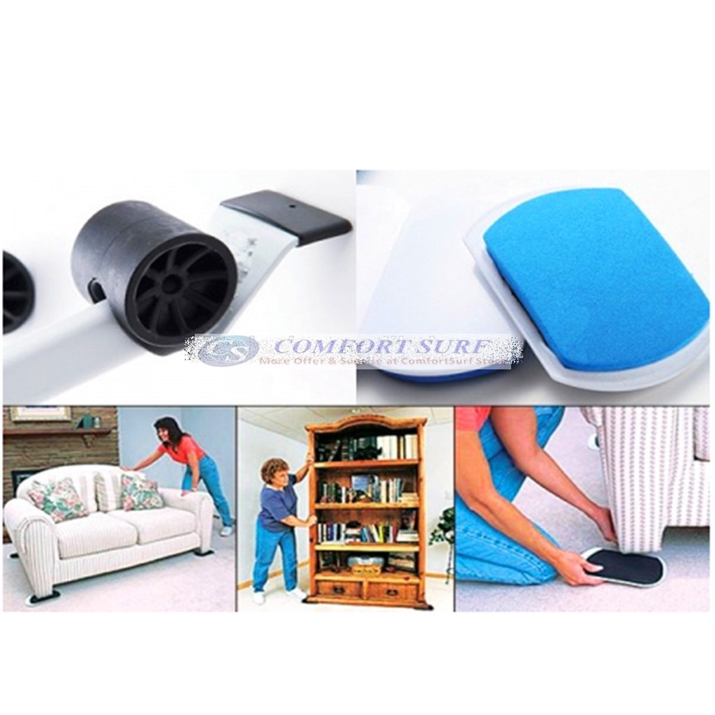 EZ Moves DIY Furniture Refrigerator Cabinet Ezmoves Slides Sofa Mover ...