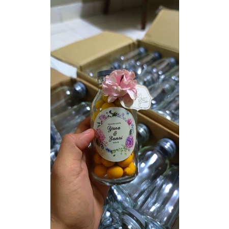 DOORGIFT GLASS JAR ! Exclusive doorgift for wedding/tunang . kedap ...