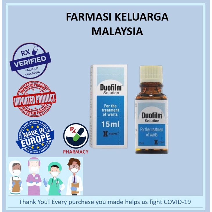 DUOFILM 15ml STIEFEL - Ketuat dan Kutil - Salicylic Acid And Lactic ...