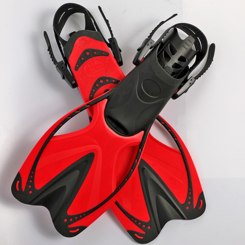 Swimming diving fins for adults and children lightweight short duck ...