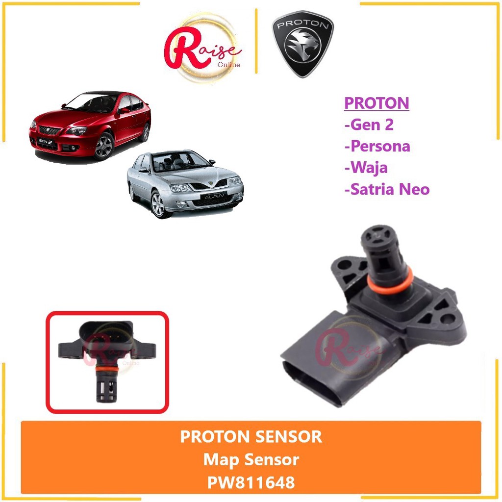 ORIGINAL PROTON GEN2/EXORA/SATRIA NEO MAP SENSOR PW811648 | Shopee Malaysia