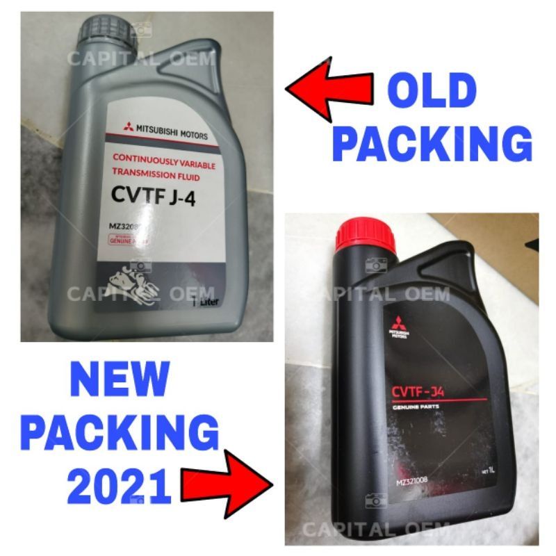 MITSUBISHI CVTF J4 AUTO TRANSMISSION GEAR OIL (1L) PROTON INSPIRA CVT ...