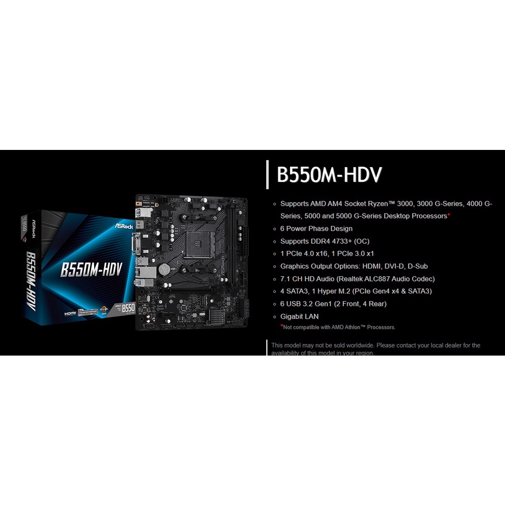 Asrock B550-HDV - Sabah | Shopee Malaysia