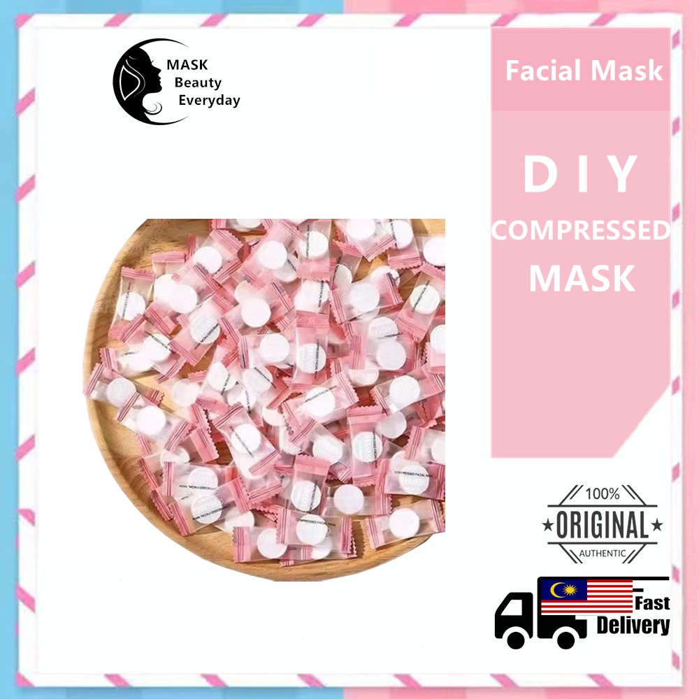 DIY COMPRESSED MASK 压缩面膜D.I.Y 10pcs=RM3.5 | Shopee Malaysia