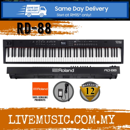 Roland RD-88 88-key Stage Piano with Speakers ( RD88 / RD 88 ) | Shopee ...