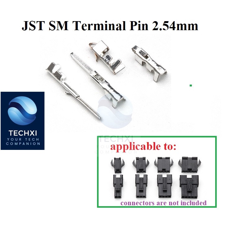 JST SM Terminal Pin Connector (10PCS set) Male / Female Pin - 2.54mm | Shopee Malaysia
