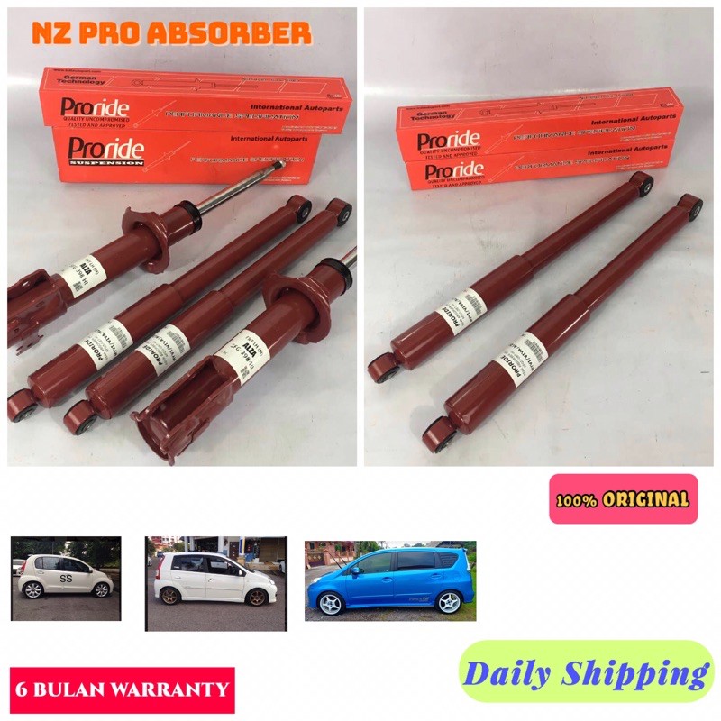 Absorber proride heavy duty Myvi 05-2017/Alza/Viva | Shopee Malaysia