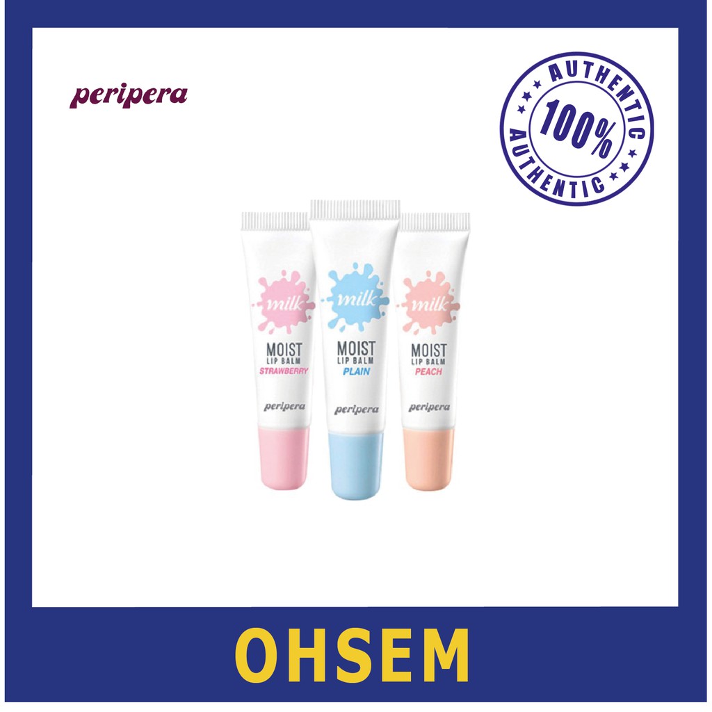 PERIPERA Milk Moist Lip Balm 10g | Shopee Malaysia